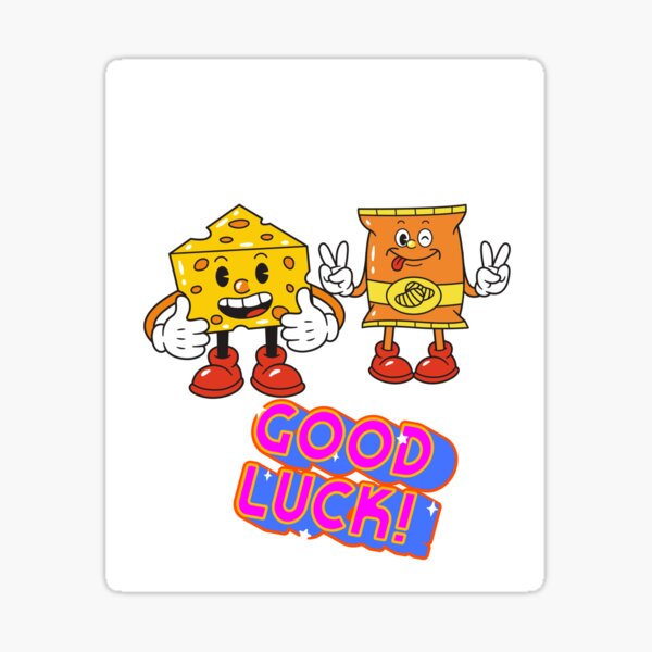 "Good luck, good luck, good luck " Sticker for Sale by Arsalane13 ...
