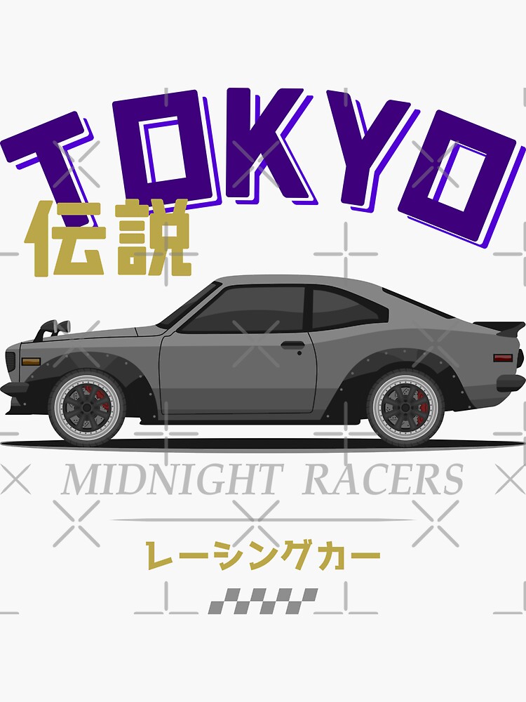 "Tuner Silver RX3 JDM" Sticker for Sale by goldentuners | Redbubble