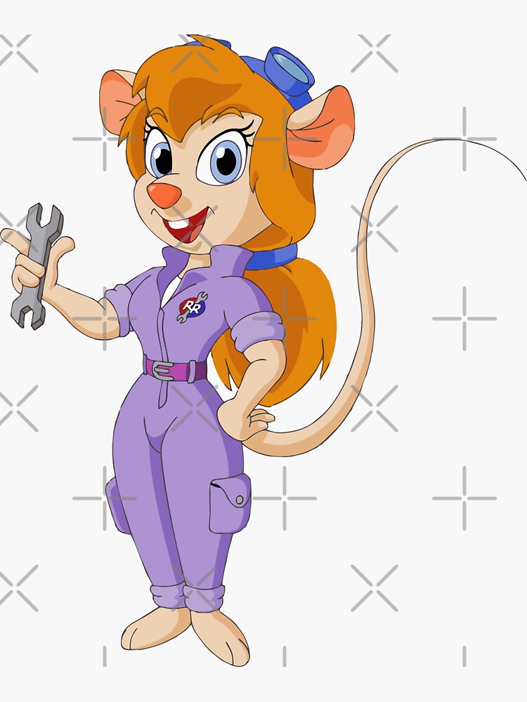 "Rescue Ranger Gadget Hackwrench" Sticker for Sale by ahsin2020 | Redbubble