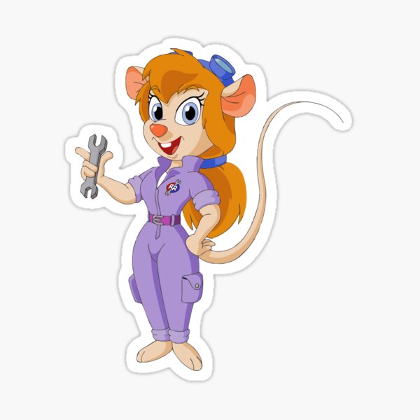 "Rescue Ranger Gadget Hackwrench" Sticker for Sale by ahsin2020 | Redbubble