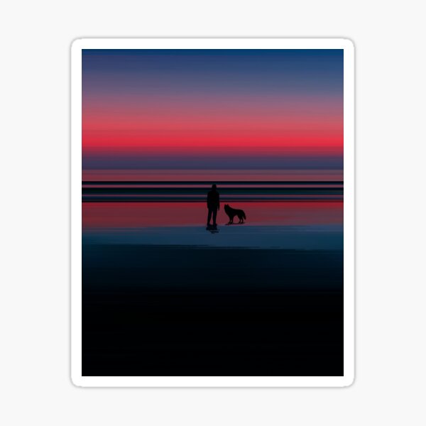 "Pink Sunset Aesthetic" Sticker for Sale by Anothermyth | Redbubble