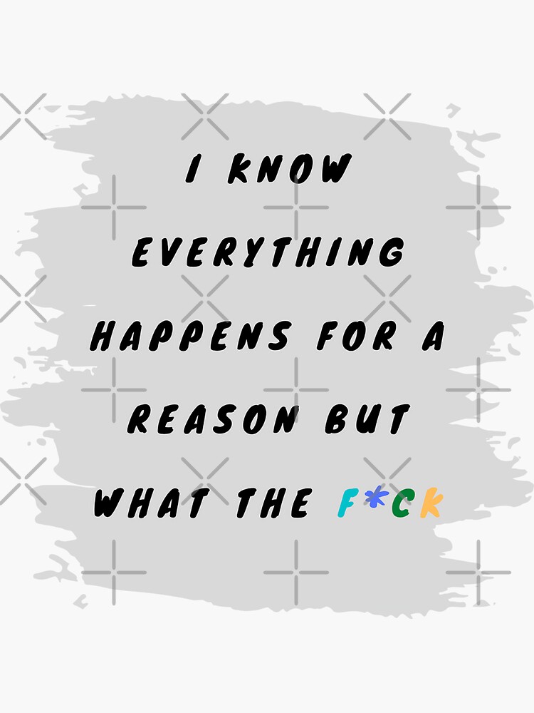 "REASON" Sticker for Sale by YourPhrase | Redbubble