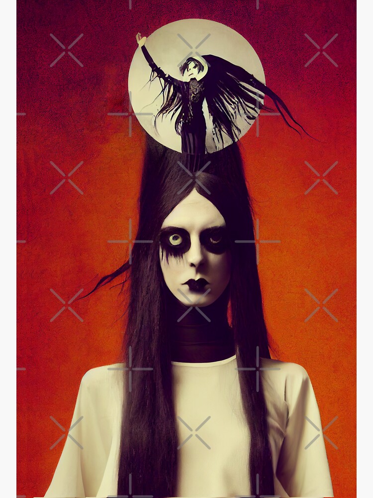 "ALIEN FASHION SHOOT Midjourney AI Artwork" Sticker for Sale by ...