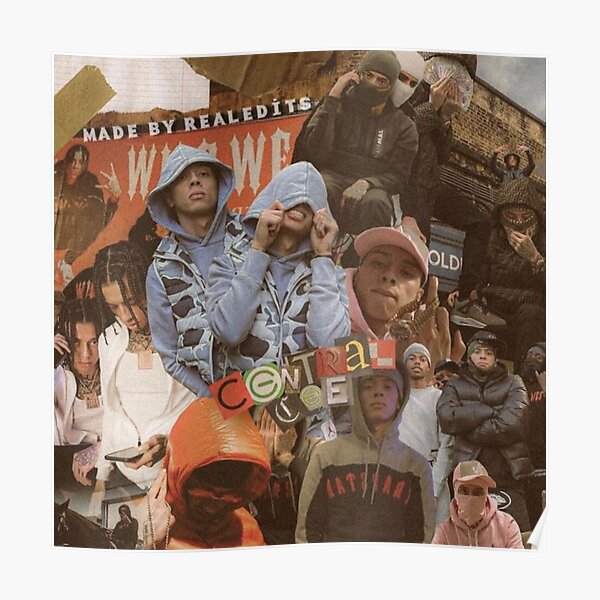 "central cee photo collage high quality" Poster for Sale by MoMahbob ...