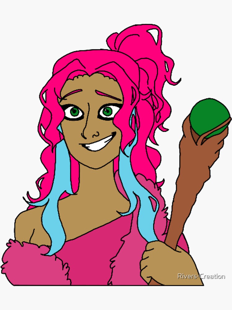 "Nightshade- BHBM" Sticker for Sale by Rivers-Creation | Redbubble