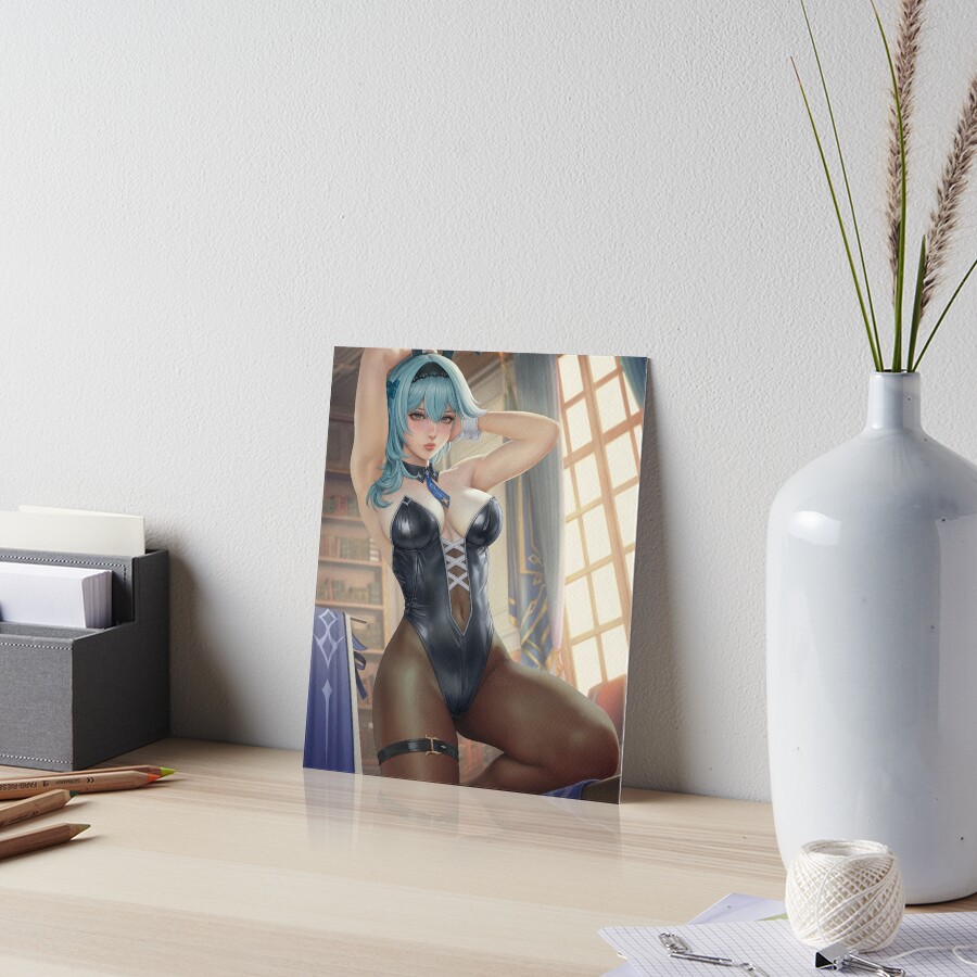 "Pantyhose Eula Bunny Suit Genshin Impact" Art Board Print for Sale by genshinwaifus | Redbubble