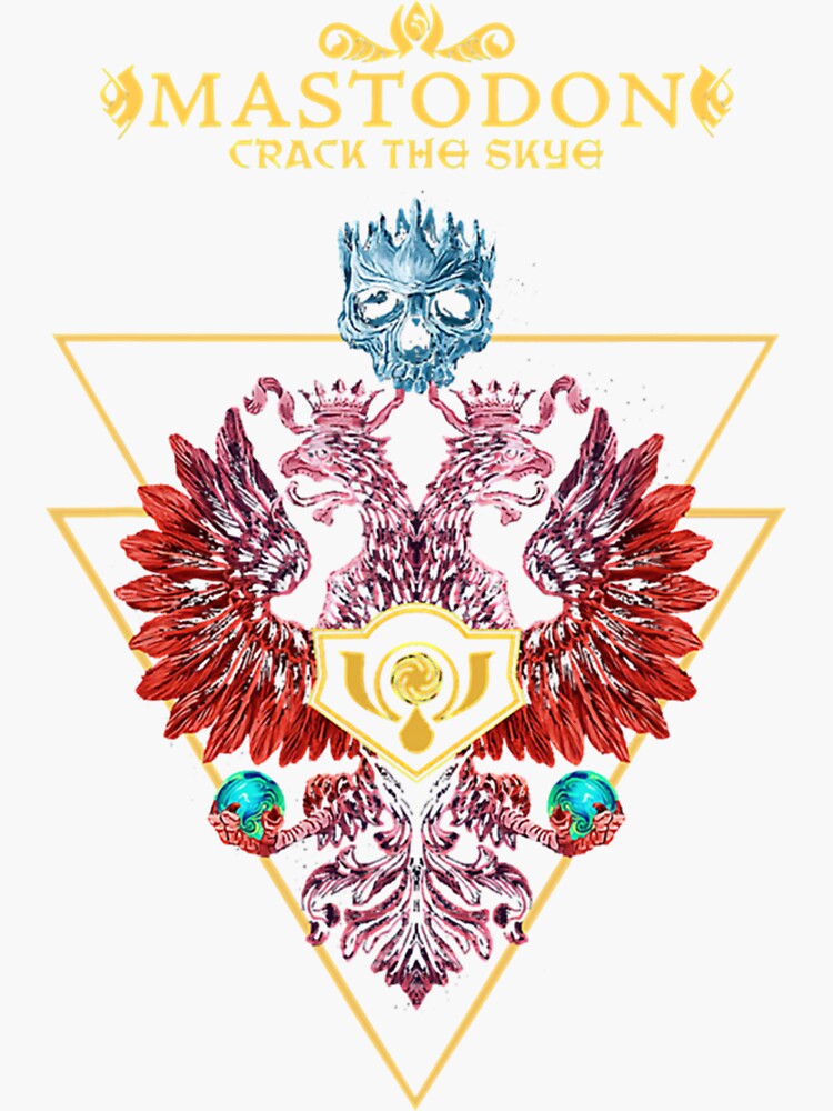 "Mastodon - Vibrant Double Eagle " Sticker for Sale by RockandRollst ...