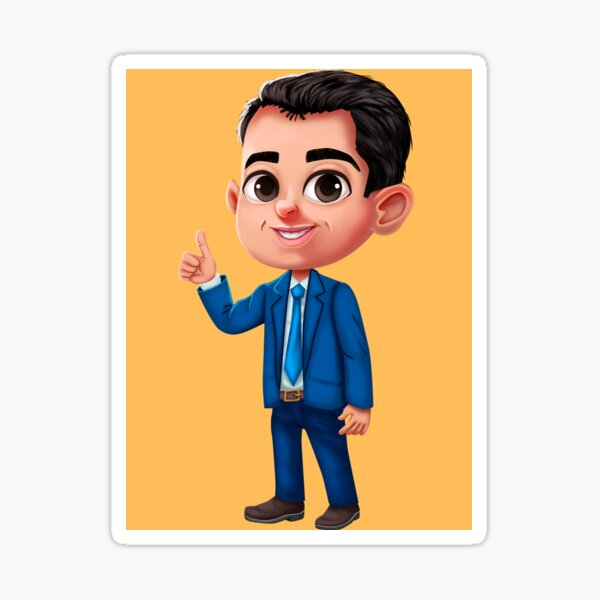 "Man annimation," Sticker for Sale by vvvrrr | Redbubble