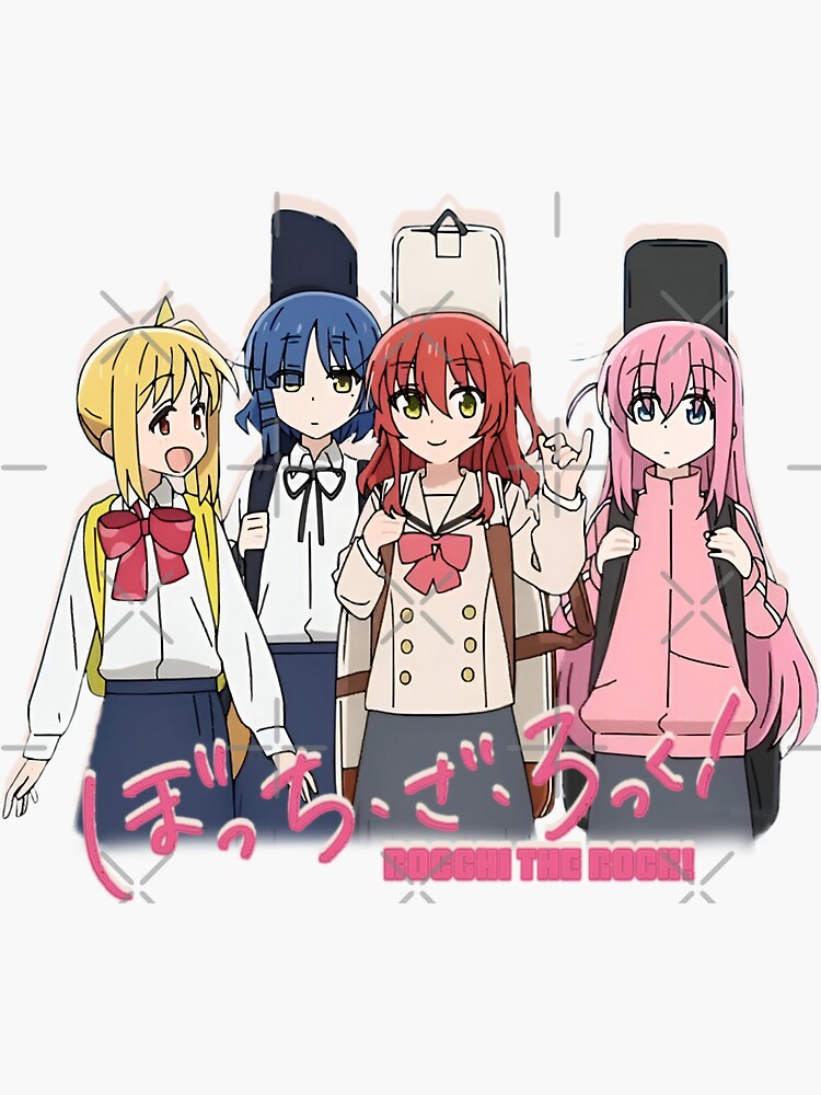 "Bocchi The Rock" Sticker for Sale by comFad | Redbubble