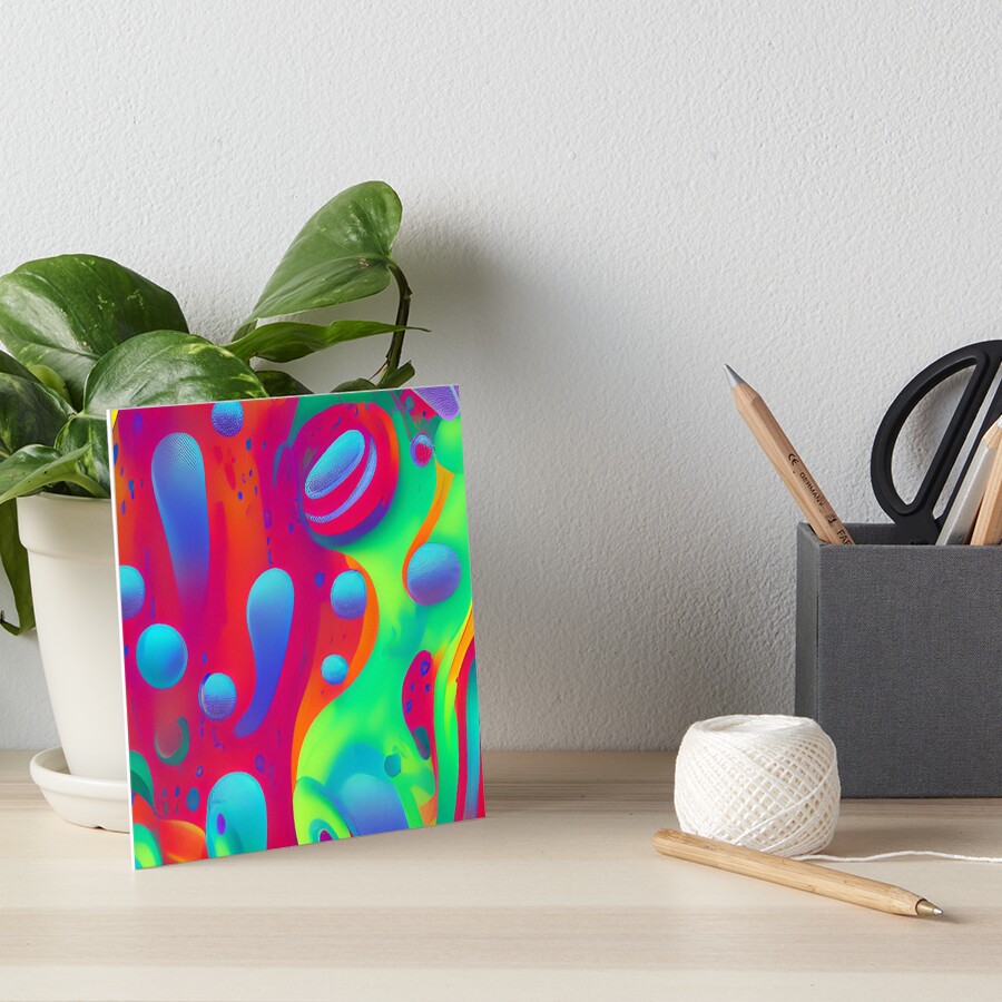 "Retro Groovy Lava Lamp Inspired Design With Abstract Shapes And Colors ...