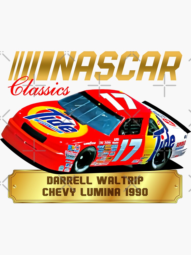 "Nascar Classics Darrell Waltrip 1990 retro style" Sticker for Sale by ...