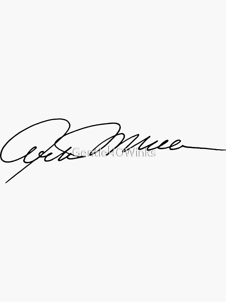 "Arthur Miller Signature" Sticker for Sale by Gentle40Winks | Redbubble