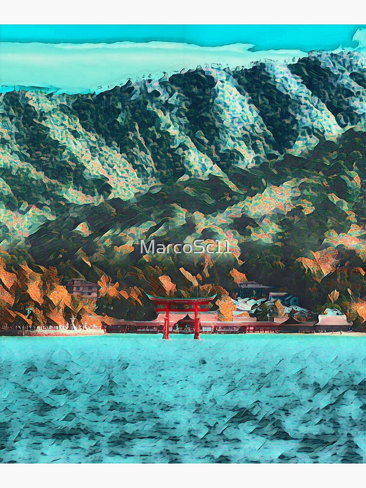 "Ashinoko Lake, Japan" Sticker for Sale by MarcoSc11 | Redbubble