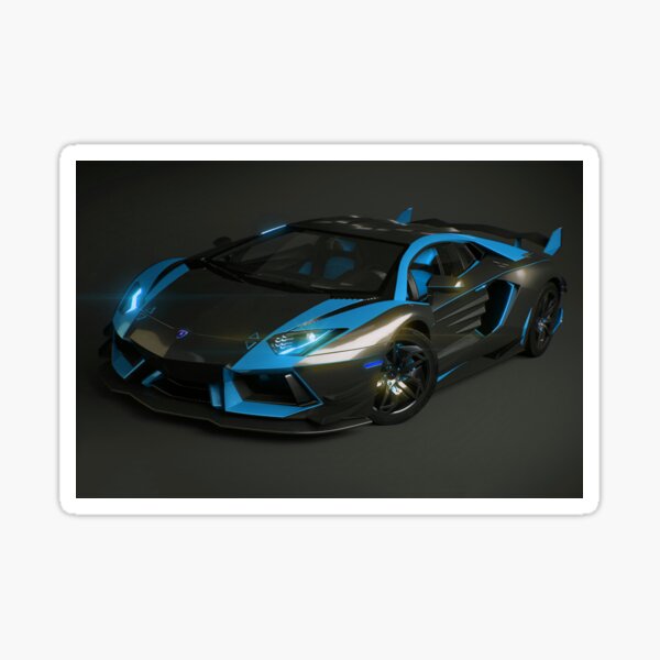 "Lamborghini Aventador" Sticker for Sale by SimoCars | Redbubble