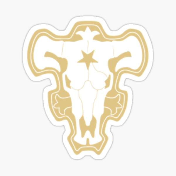 "Black Clover Black Bulls" Sticker for Sale by ErickLocm | Redbubble