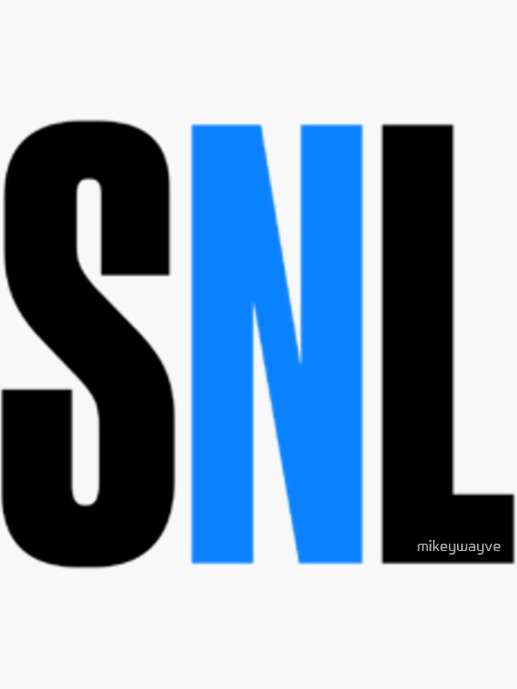 "SNL" Sticker for Sale by gobbeecompany | Redbubble