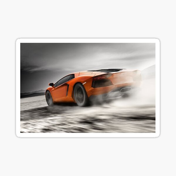 "Lamborghini Aventador Speed" Sticker for Sale by SimoCars | Redbubble