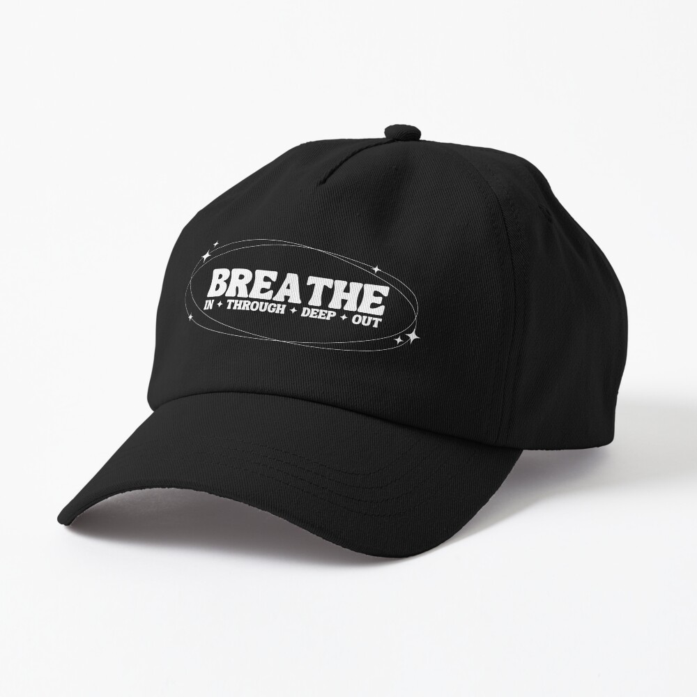 "breathe in, breathe through, breathe deep, breathe out" Sticker for ...