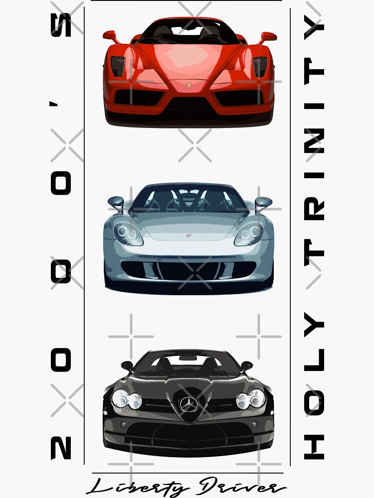 "slr enzo carrera gt holy trinity" Sticker for Sale by libertydriver ...