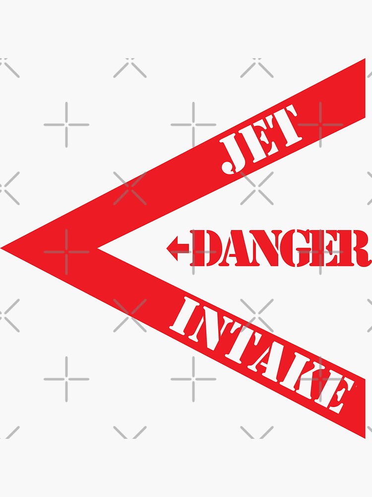 "Jet Intake" Sticker for Sale by Yorkiedesign | Redbubble
