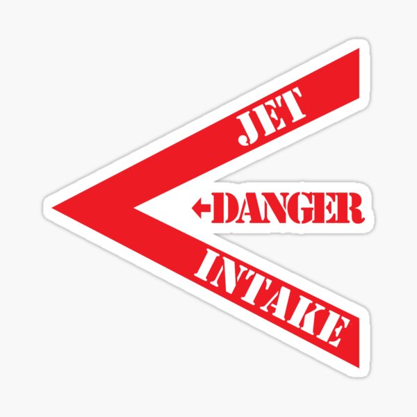 "Jet Intake" Sticker for Sale by Yorkiedesign | Redbubble