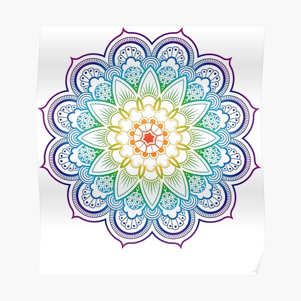 "Mandala" Poster for Sale by ZeldaWarner | Redbubble