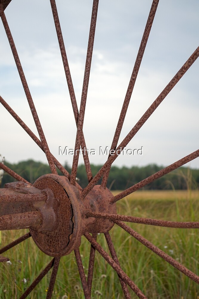 "Rusty Wheel" by Martha Medford | Redbubble