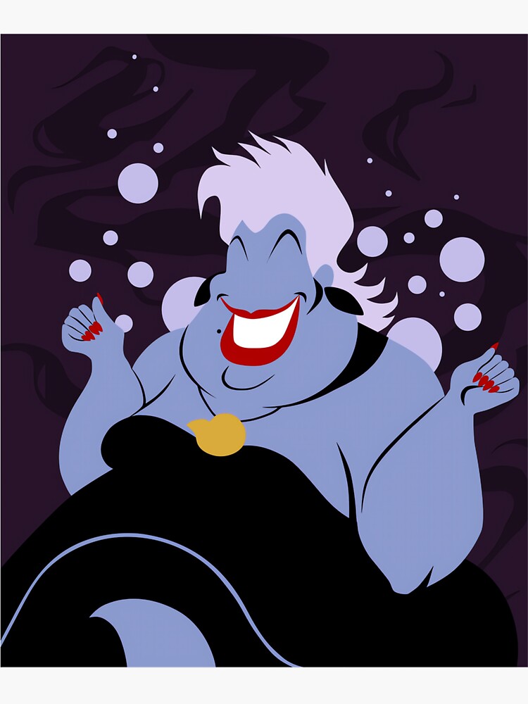 "Minimal Ursula " Sticker for Sale by sharagosv | Redbubble