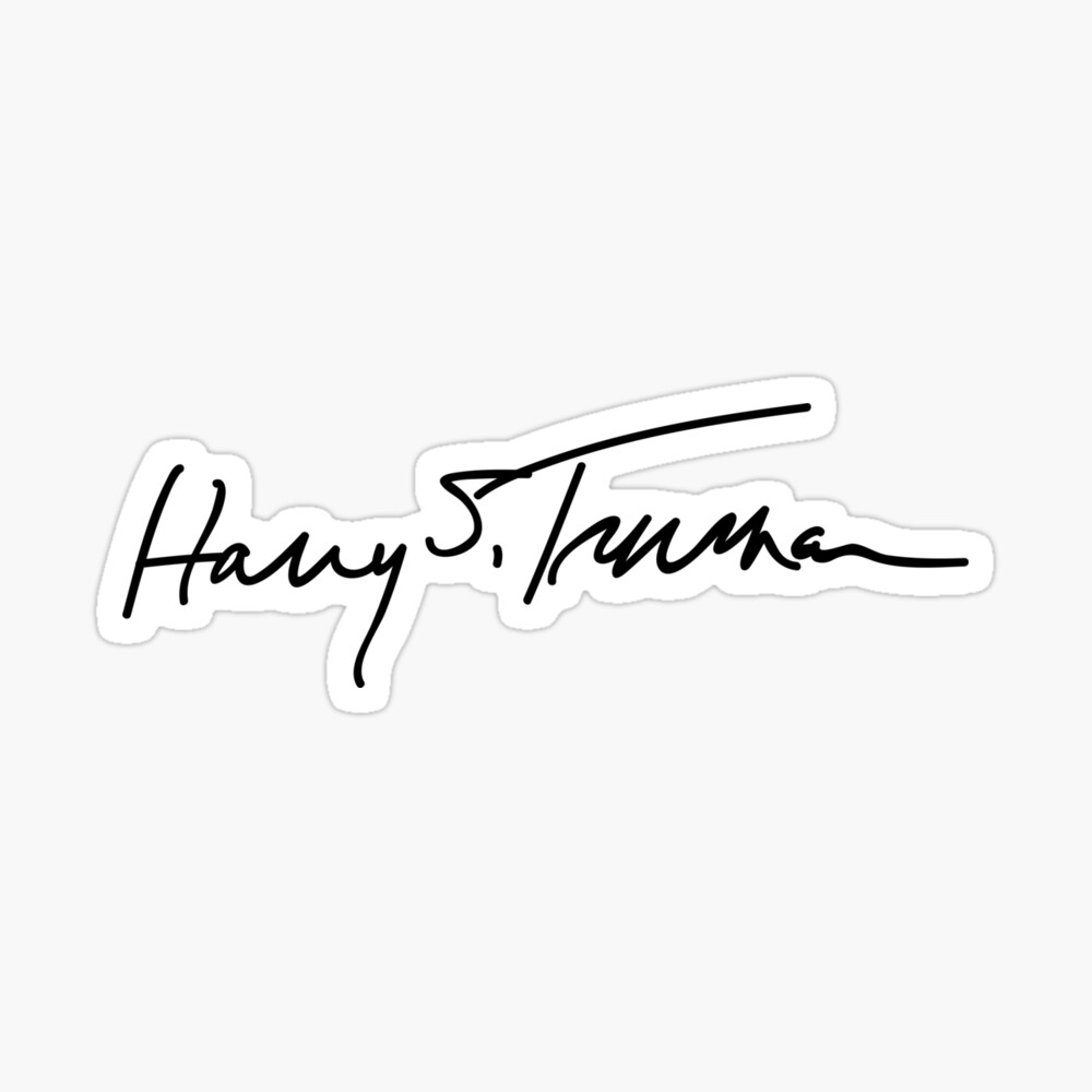Harry Truman Signature Examples – KKSURC