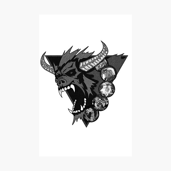 "D is for Devil, Demon, Dragon & Donald " Photographic Print by ...