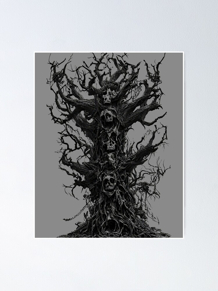 "Tree of Death" Poster for Sale by DarkLineArt420 | Redbubble