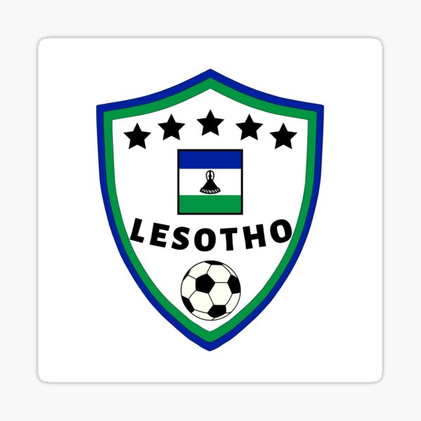 "Lesotho Football Team" Sticker for Sale by Footballunite | Redbubble