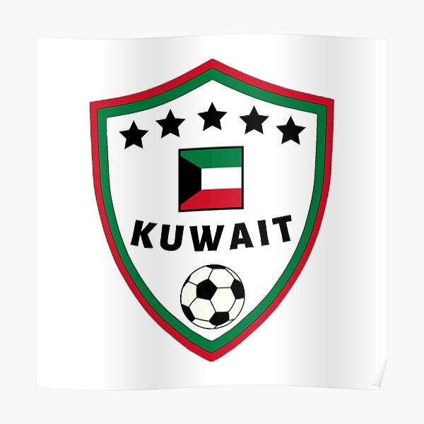 "Kuwait Football Team" Poster for Sale by Footballunite | Redbubble