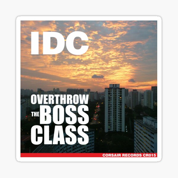 "Sleeve Art For The Debut Album by IDC" Sticker for Sale by ...