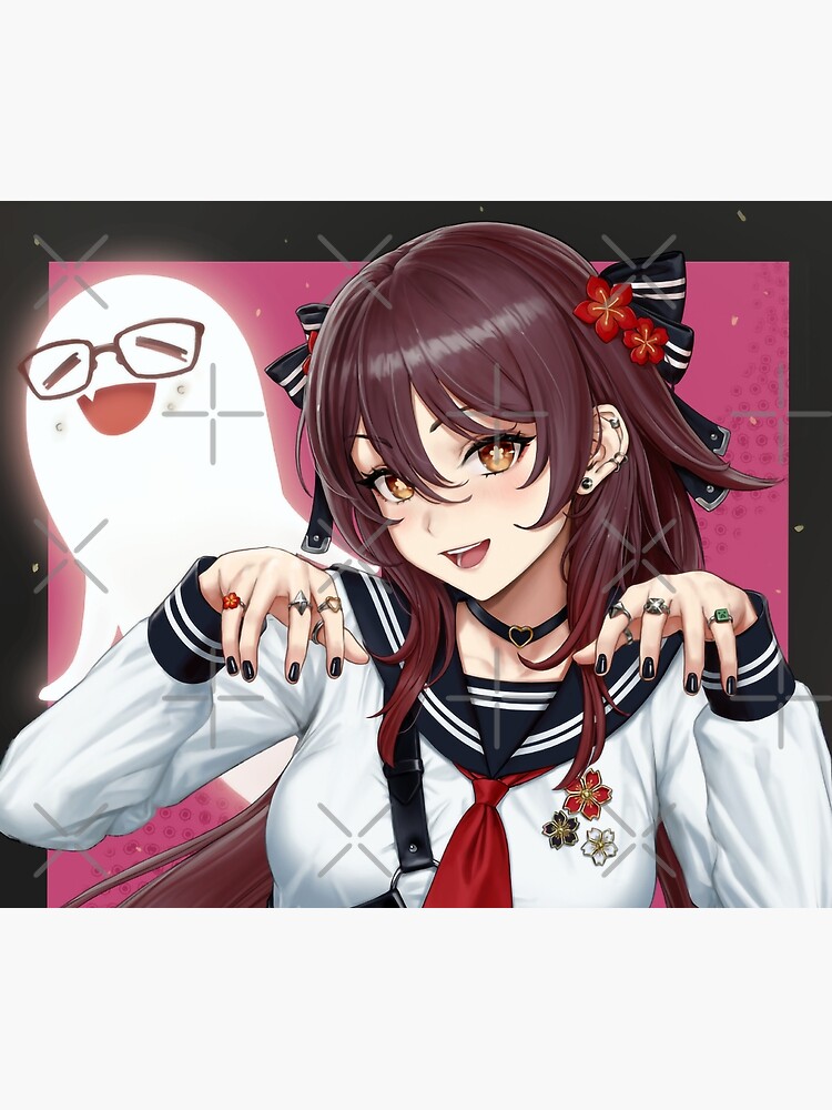 "Skit Hu Tao School Uniform Genshin Impact" Tapestry for Sale by ...