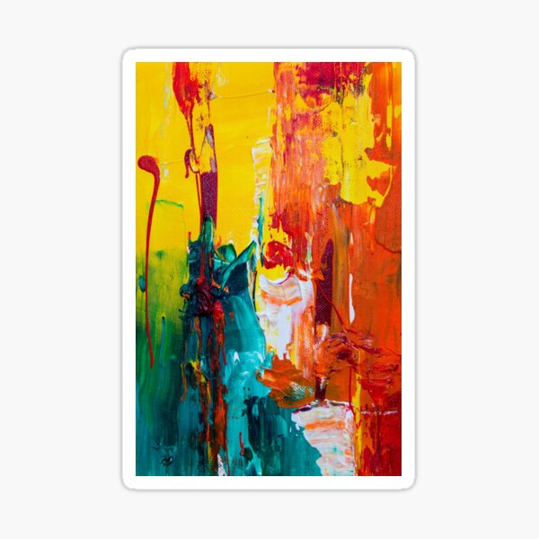 "Wall painting art. " Sticker for Sale by Chakilogy | Redbubble