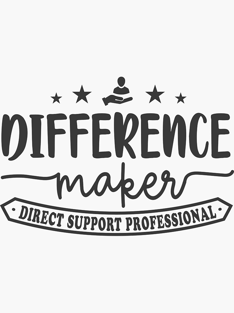 "Direct support professional dsp" Sticker for Sale by brackerdesign ...