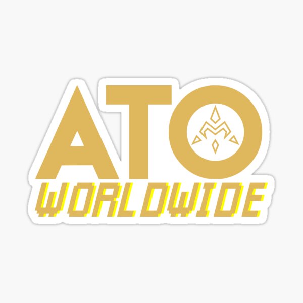 "ATO Digi-Destined" Sticker for Sale by ATOworldwide | Redbubble