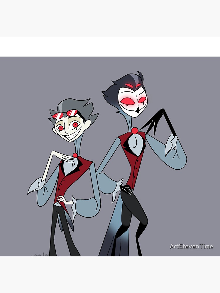 "Stolas Goetia Helluva Boss" Pinundefined by ArtStevenTime | Redbubble