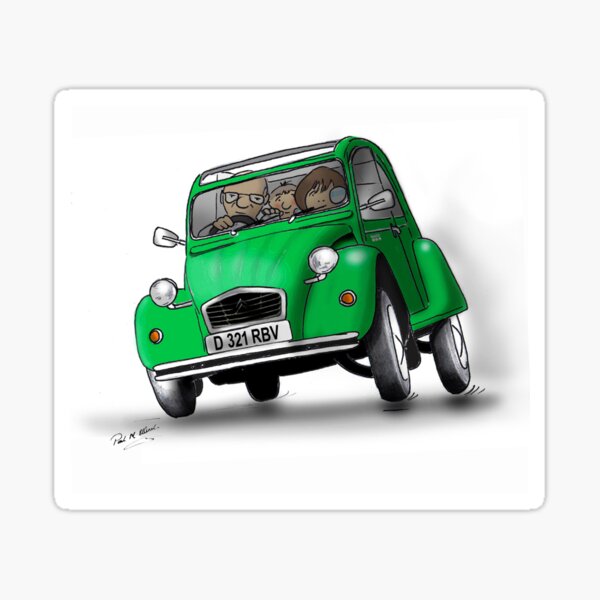 Sticker: 2cv | Redbubble