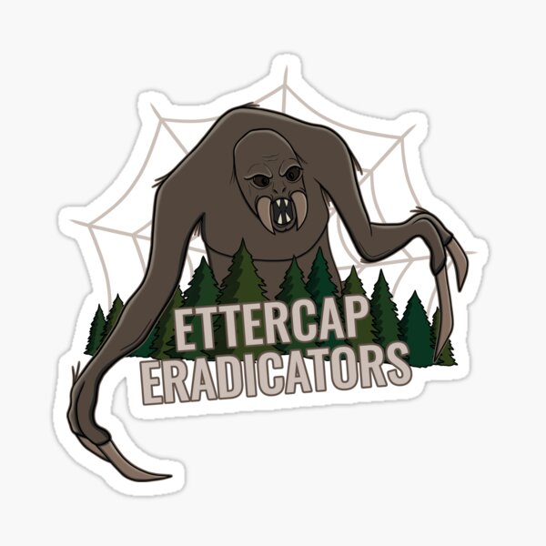 "Ettercap Dungeons and Dragons Monster" Sticker for Sale by Milizabeth ...