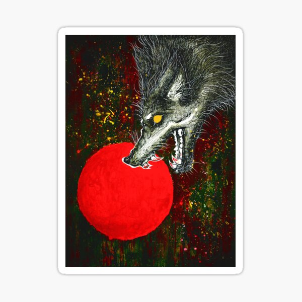 "Bare Your Fangs" Sticker for Sale by DearhoneyandArt | Redbubble