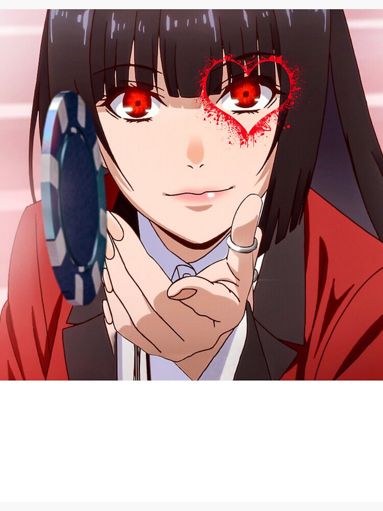 "Kakegurui, anime design" Sticker for Sale by designwclothes | Redbubble