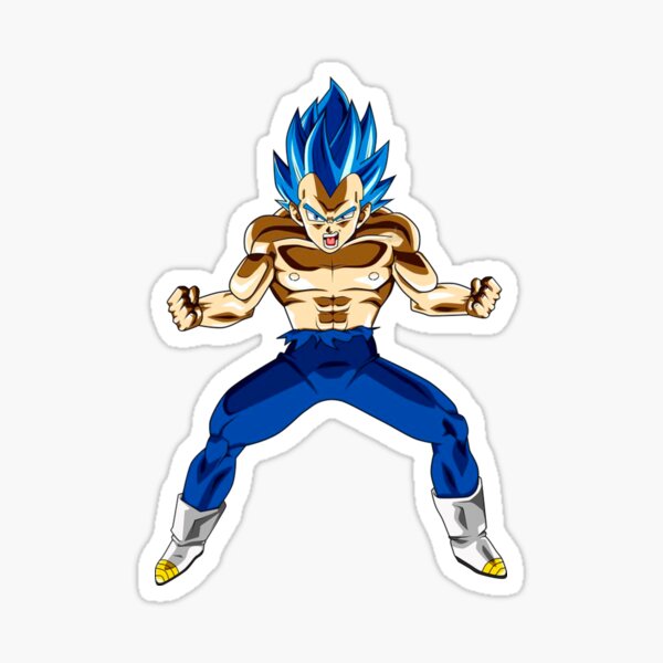 "Vegeta" Sticker for Sale by SatourHM | Redbubble