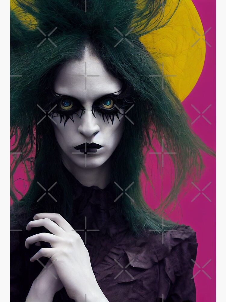 "ALIEN FASHION SHOOT Midjourney AI Artwork" Sticker for Sale by ...