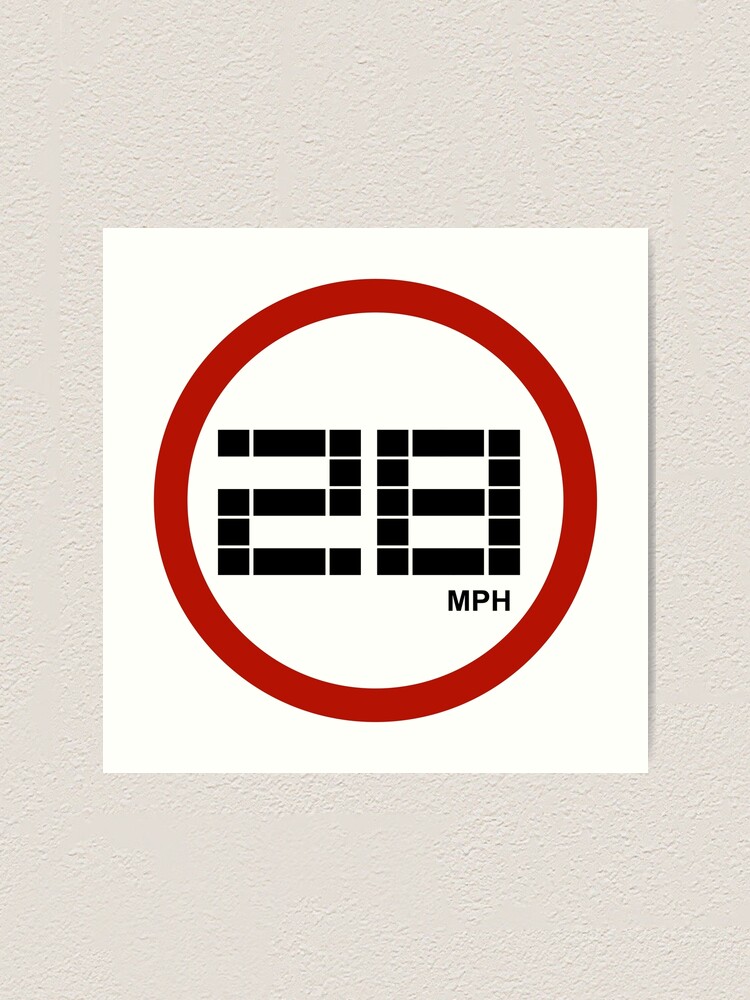 "28mph Citroen Ami Limit" Art Print for Sale by jaffagear | Redbubble