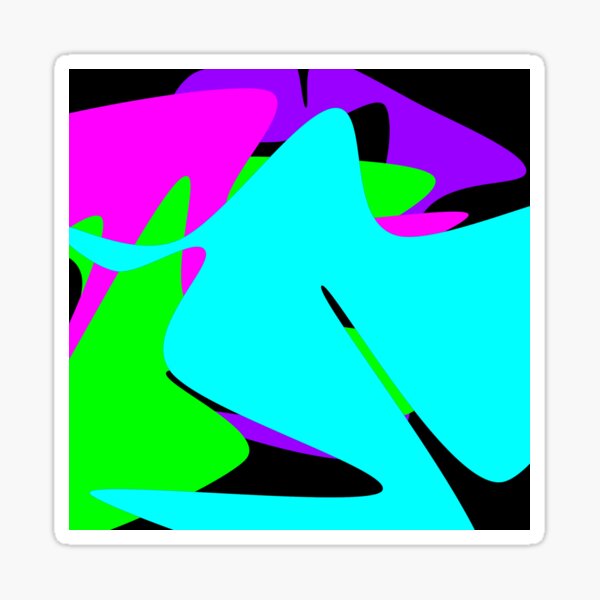 "sloppy color colorful colorless " Sticker for Sale by BeastM64 | Redbubble