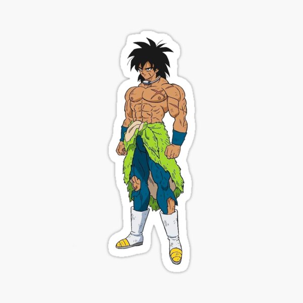 "broly" Sticker for Sale by SatourHM | Redbubble