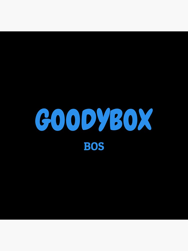 "GoodyBox-Bos Logo" Sticker for Sale by GoodyBox-Bos | Redbubble