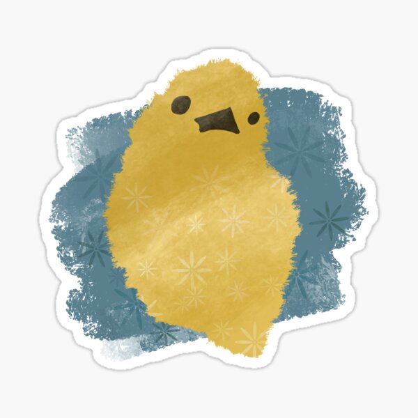 "Canary Drawing with Torn Edges" Sticker for Sale by iamKaye | Redbubble